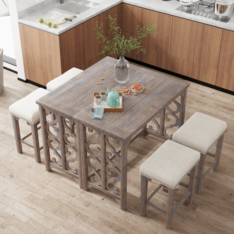 August Grove® Adysen 3 - Piece Extendable Dining Set | Wayfair