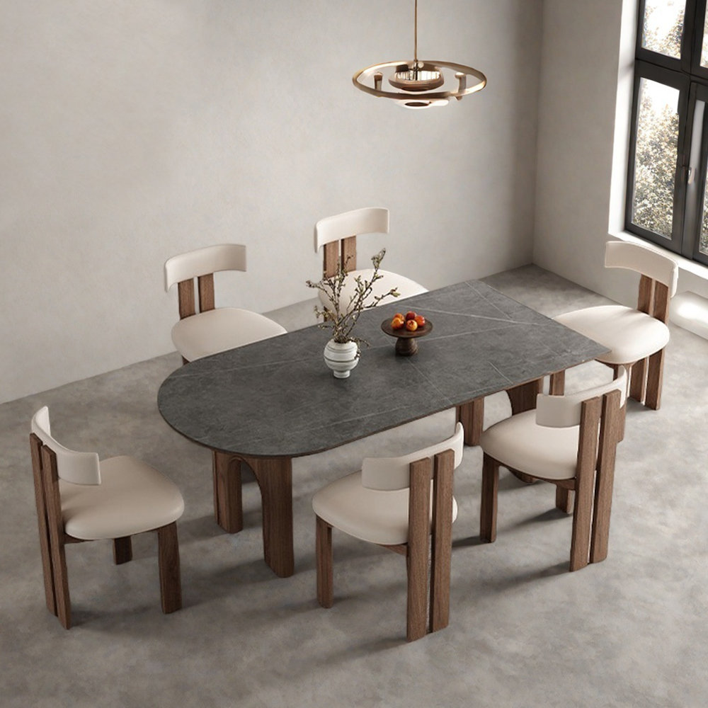 Elamer French style simple dining table set | Wayfair