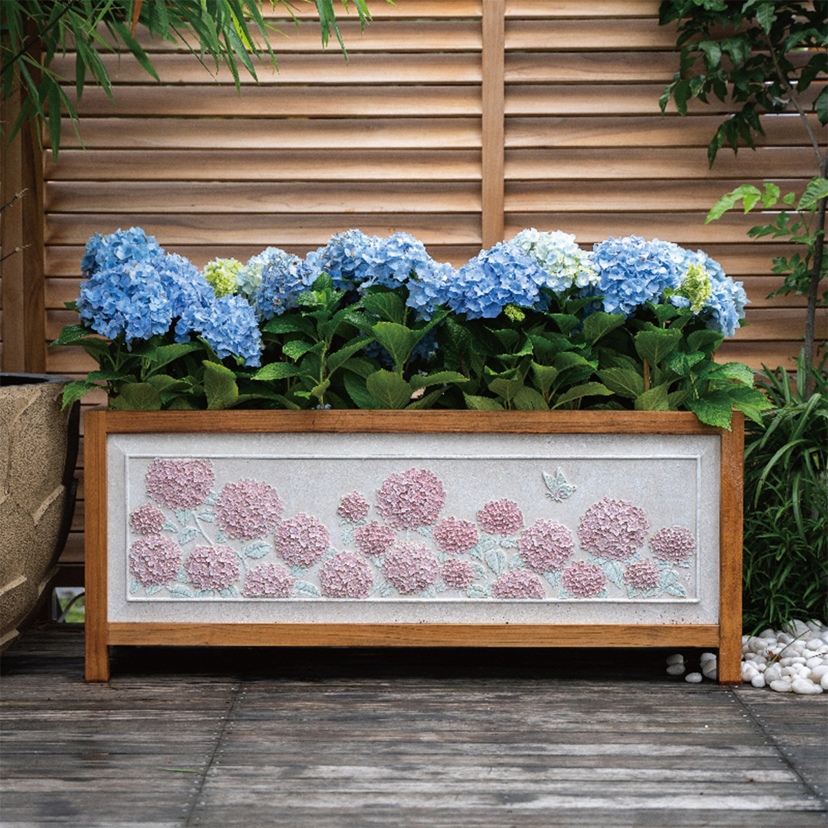 Sleek Surface Designs Chinese courtyard outdoor garden planter box ...