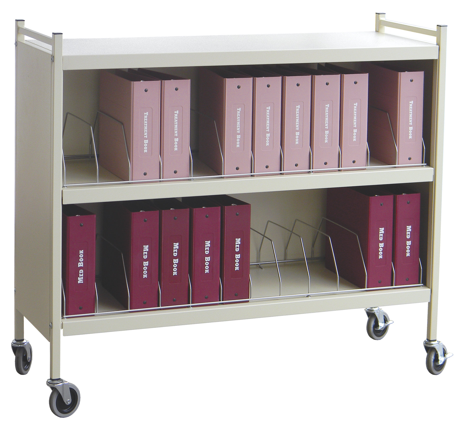 Omnimed Big Beam Large 24 Cap Cabinet Style File Cart | Wayfair