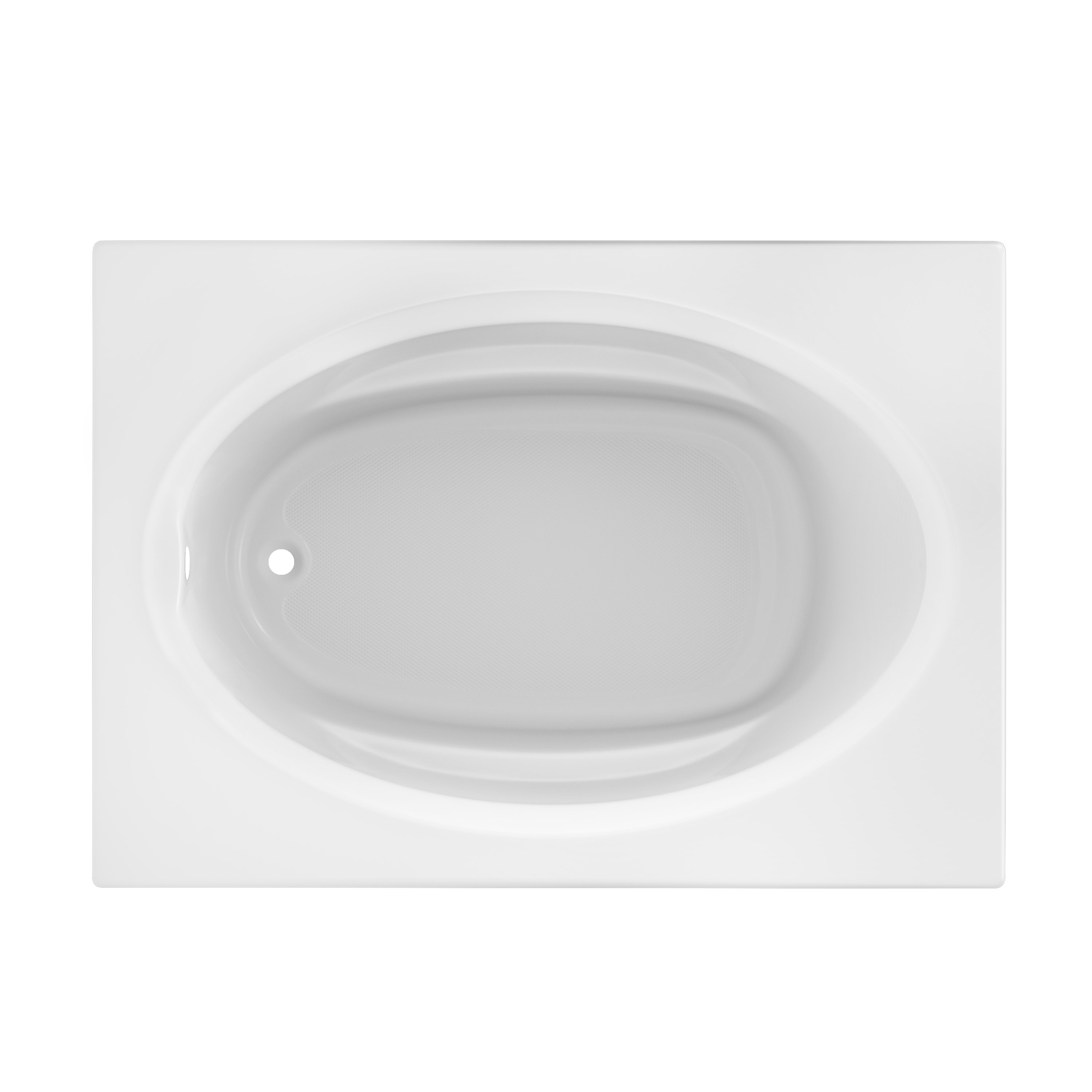 JACUZZI® SIGNATURE® Oval in Rectangle 6042 Drop-In Whirlpool LH/RBM ...
