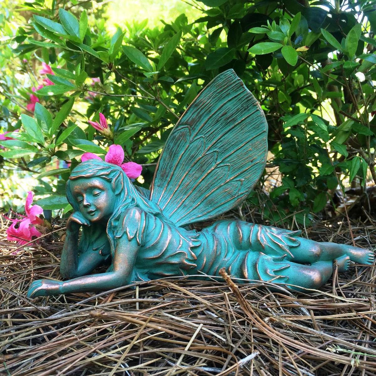 HomeStyles Suffolk Fairy Olivia Garden Statue & Reviews | Wayfair