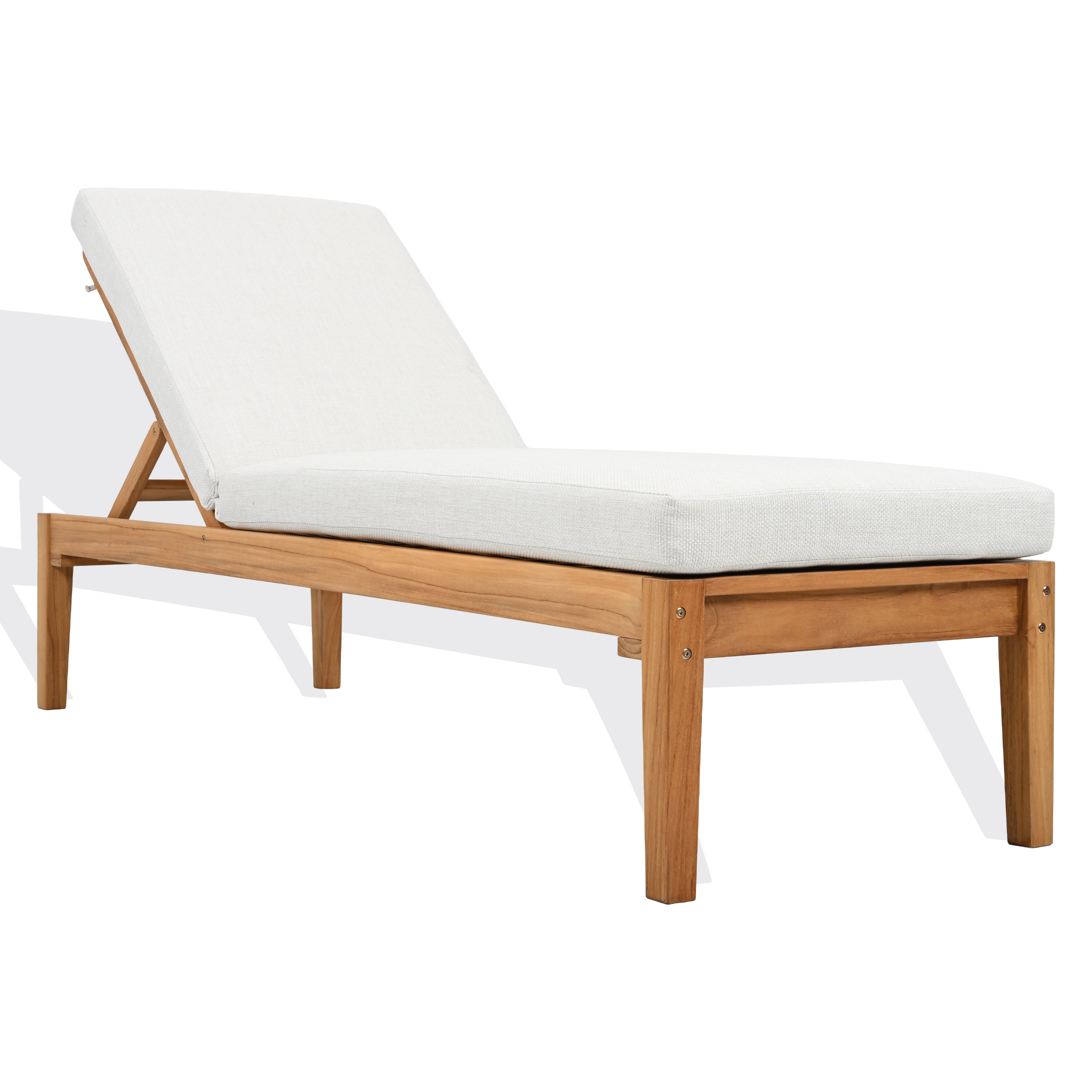 Latitude Run® Montclair Teak Chaise Lounge | Wayfair