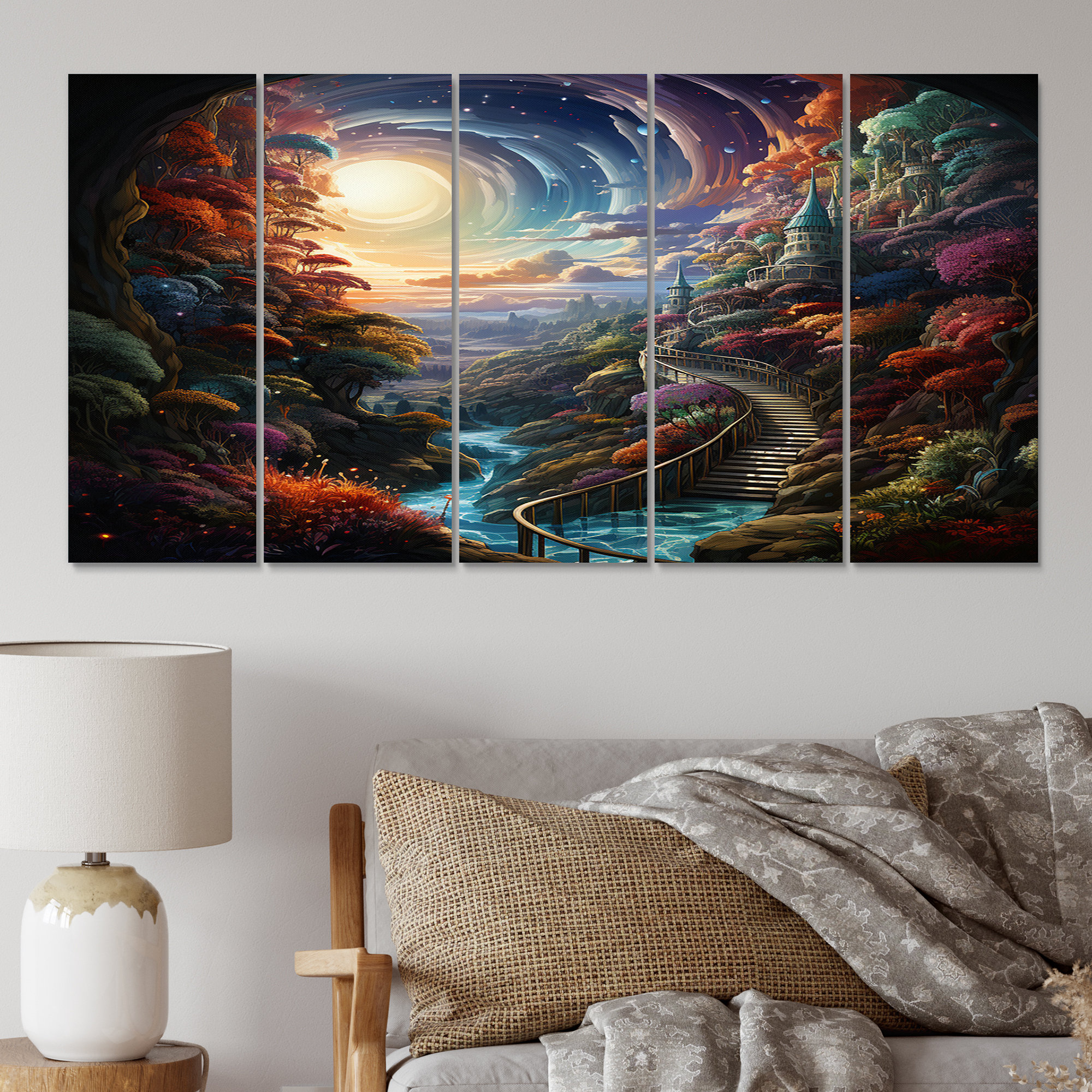 Design Art Magic Walking Towards The Great Mystery III - Abstract ...