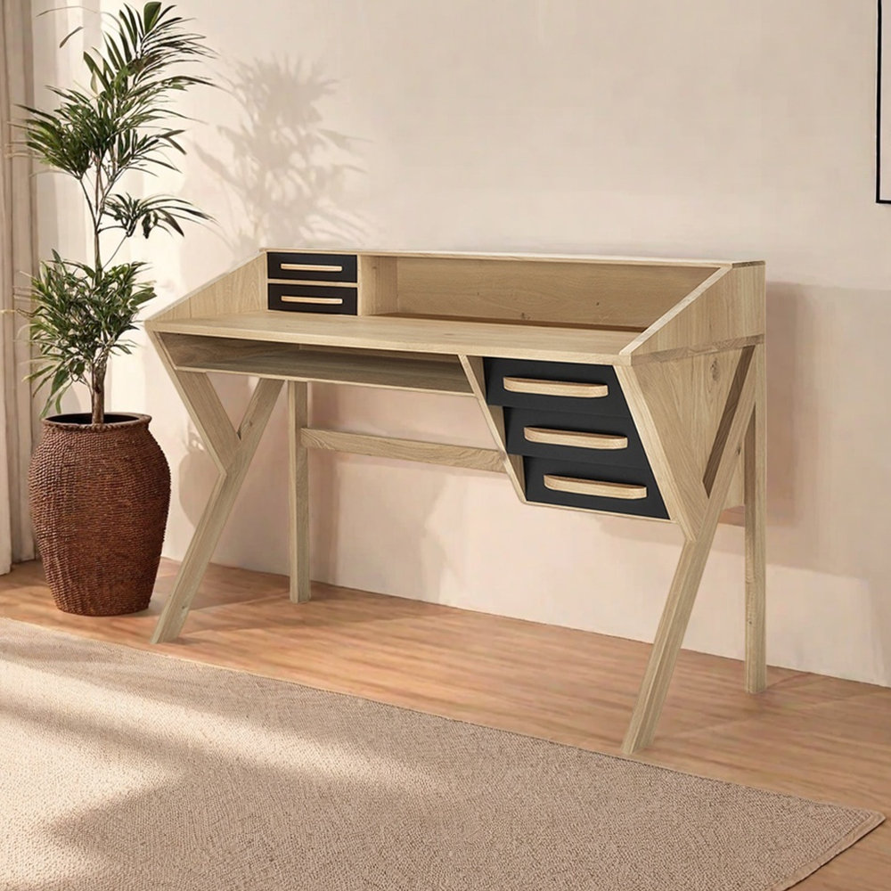 Kaoloupin European style large capacity desk | Wayfair