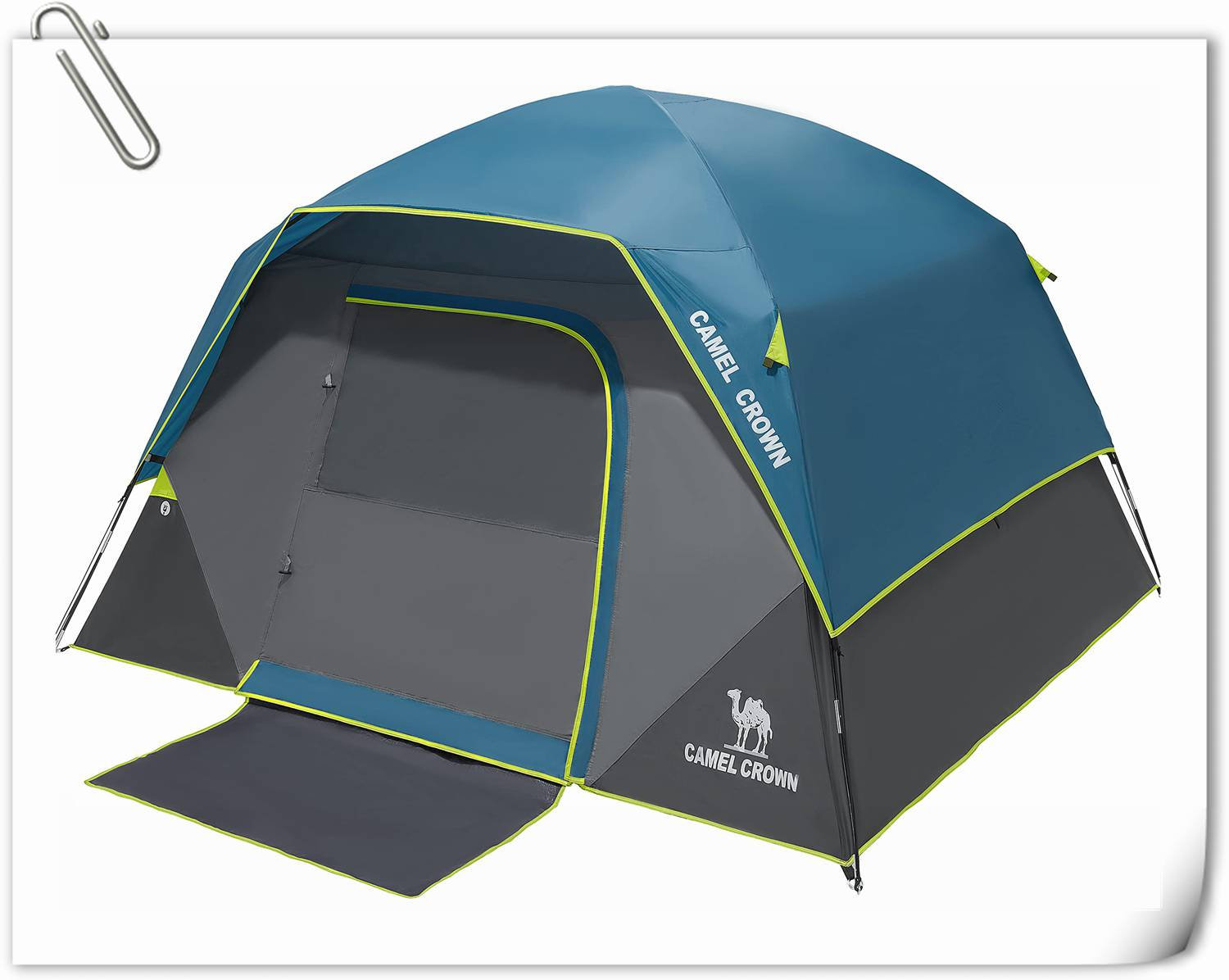 GLOBAL GIRLS LLC Camping Tents 2/4/6 Person Waterproof Quick Easy Setup ...