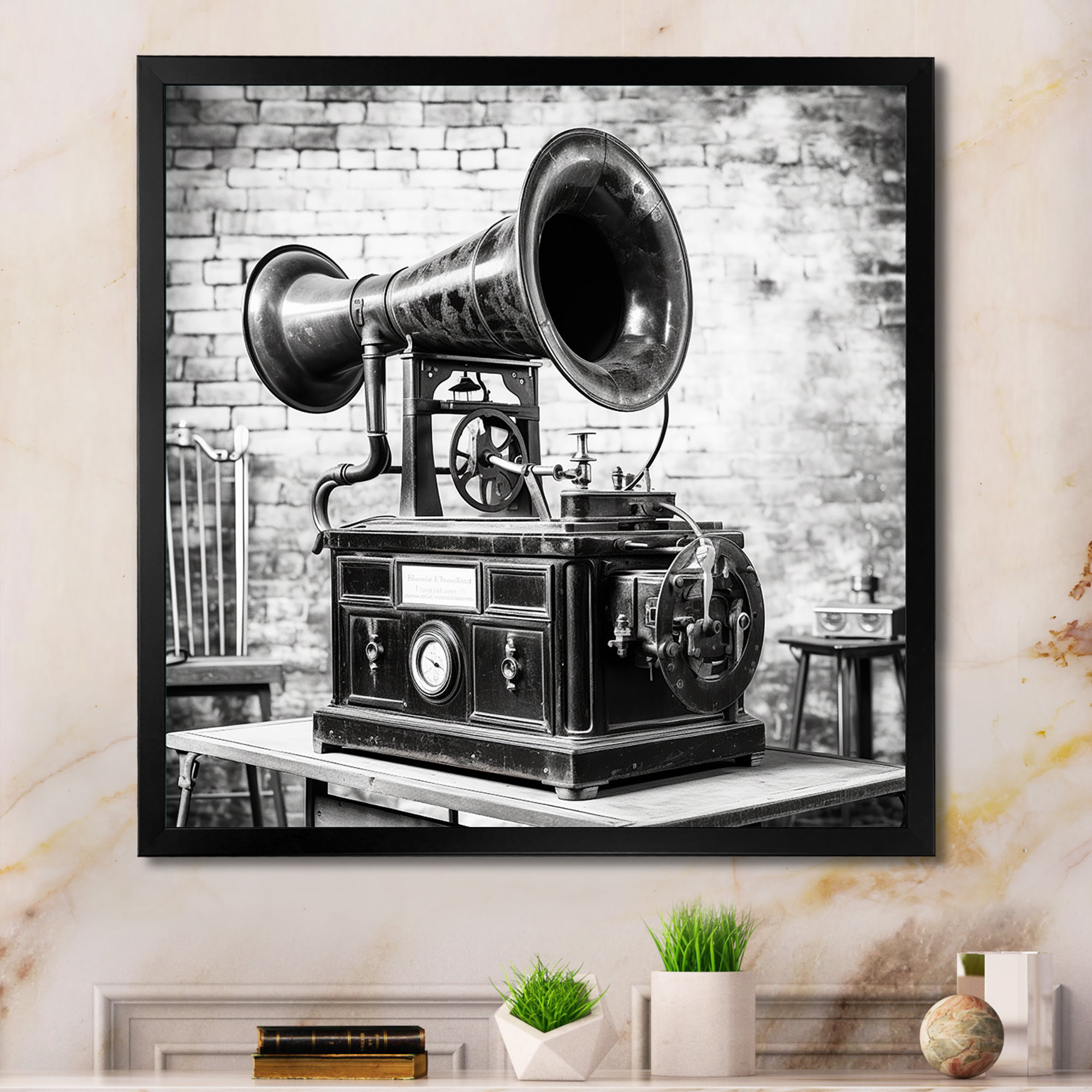 Williston Forge Vintage Phonographs Elegance - Phonographs Wall Art ...