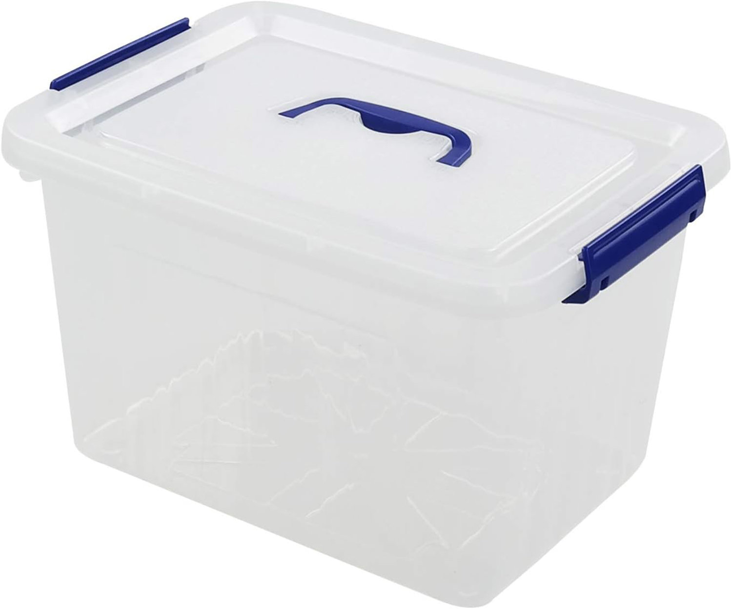 Latitude Run® 12 Quart Storage Bin with Latching Lid (1 Pack) - Heavy ...