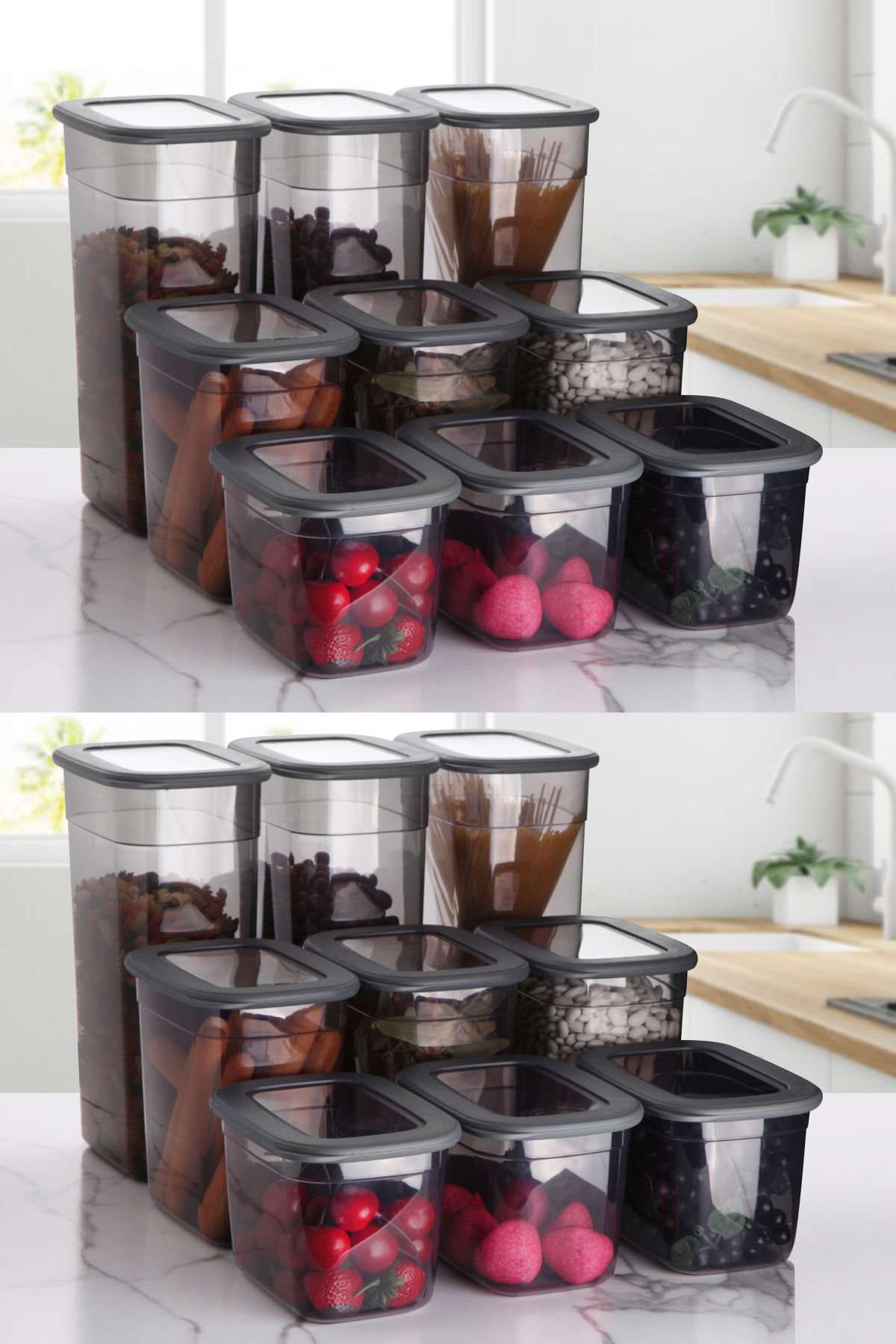 East Urban Home 18 Container Food Storage Set | Wayfair