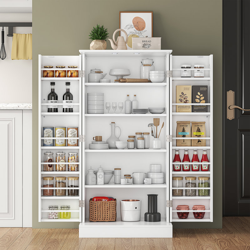 Red Barrel Studio® Malarie 47" Kitchen Pantry & Reviews | Wayfair