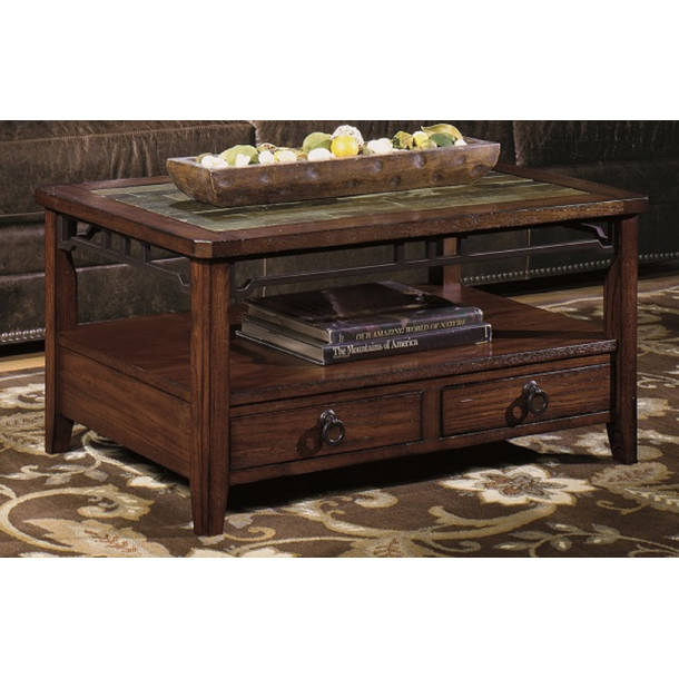 Wildon Home® Chad Block 2 - Drawer Solid End Table, No Assembly ...