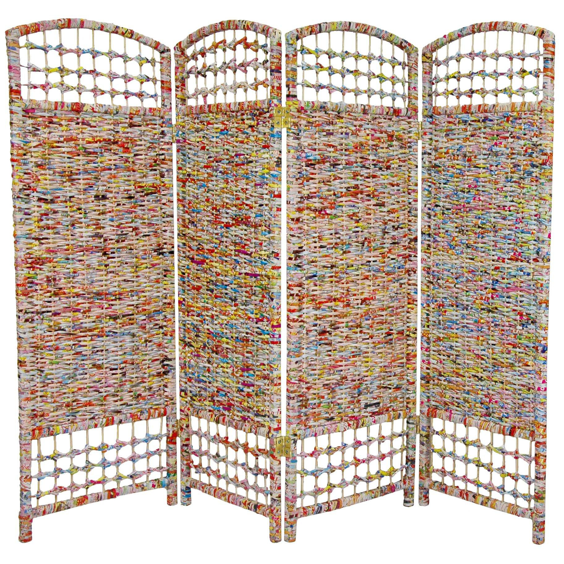Bungalow Rose Diadra 4 Ft. Short Folding Screen & Reviews | Wayfair