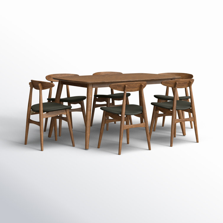 AllModern Gallman 7 - Piece Dining Set & Reviews | Wayfair
