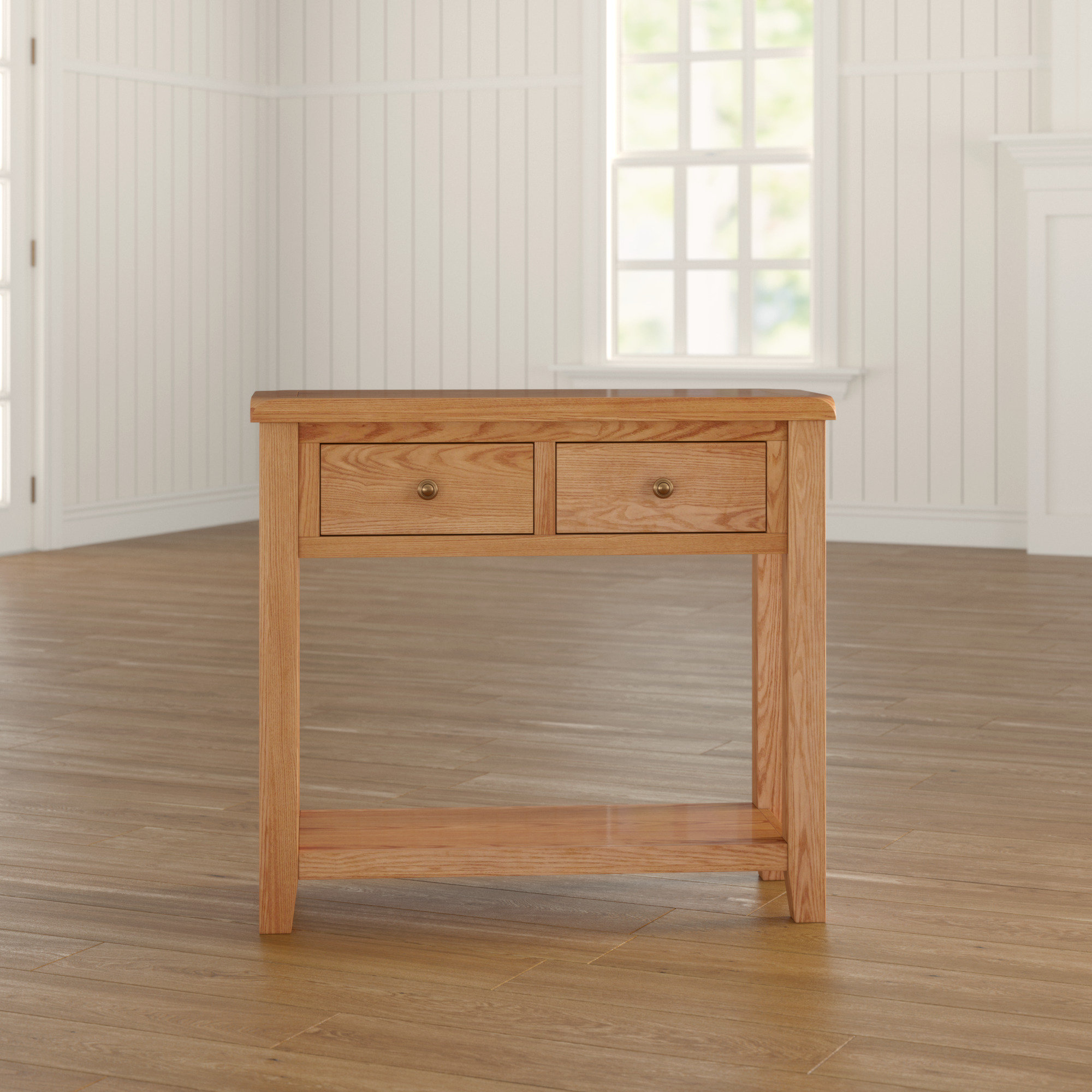 Gracie Oaks 85Cm Solid Wood Console Table & Reviews | Wayfair.ie
