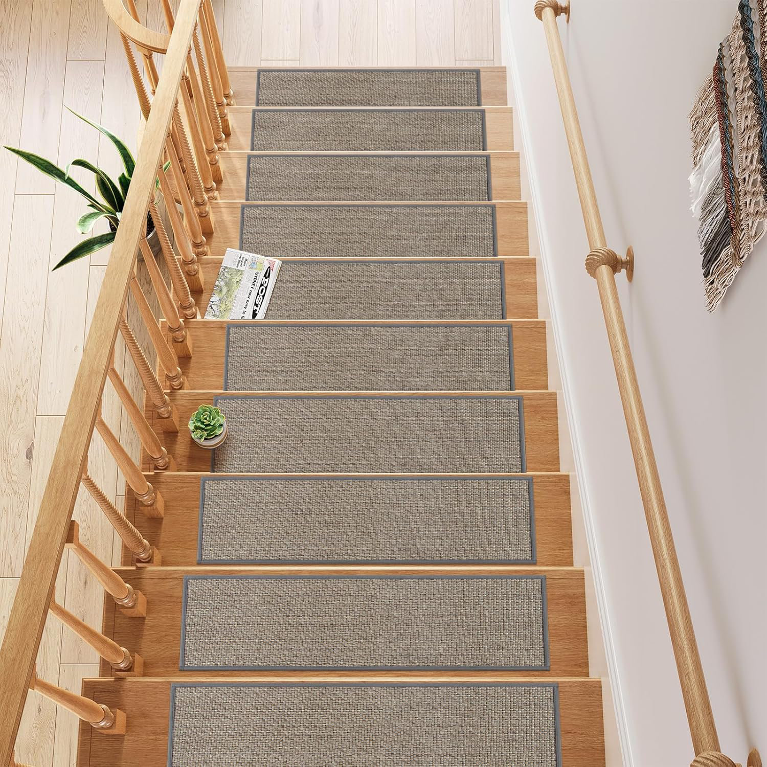 Latitude Run® Stair Treads Non-Slip Indoor 15 Pack 8"X30" Stair Treads ...
