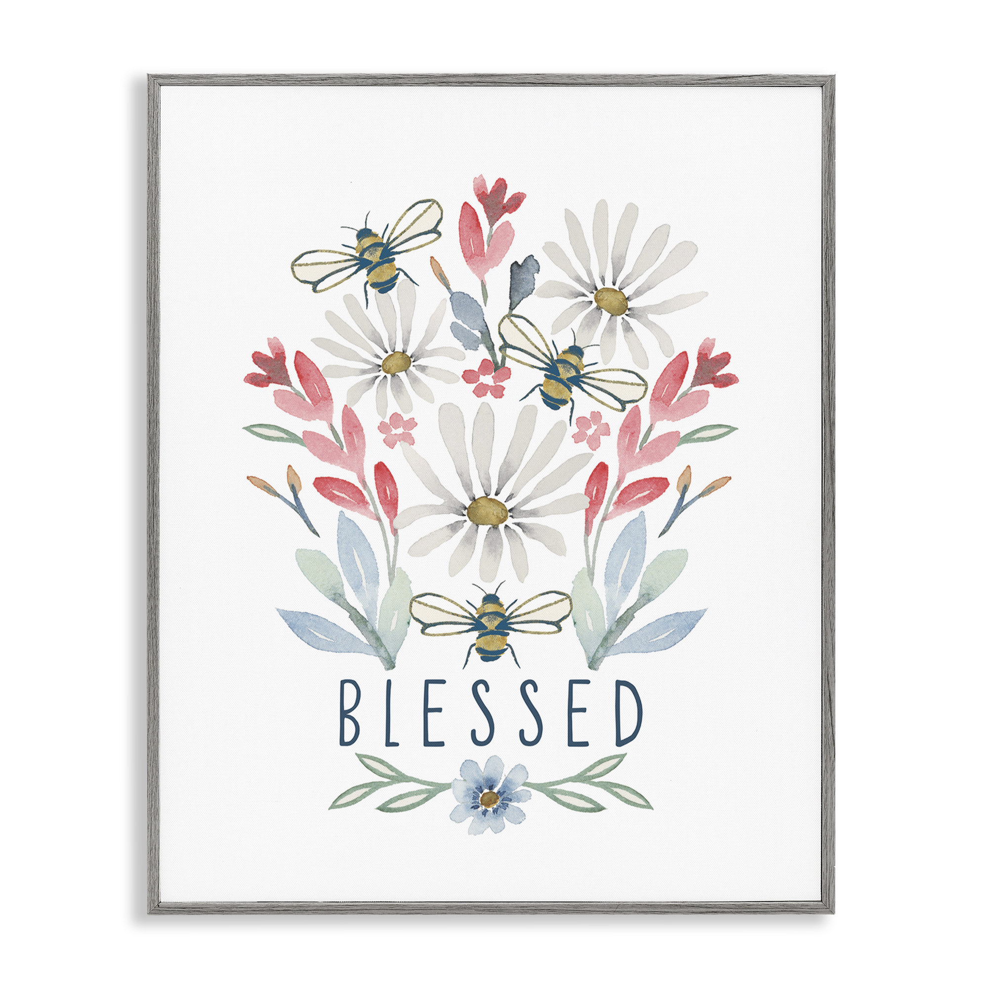 Ophelia & Co. Blessed Floral Sprigs Giclee Art by Blue Chair Blessing ...