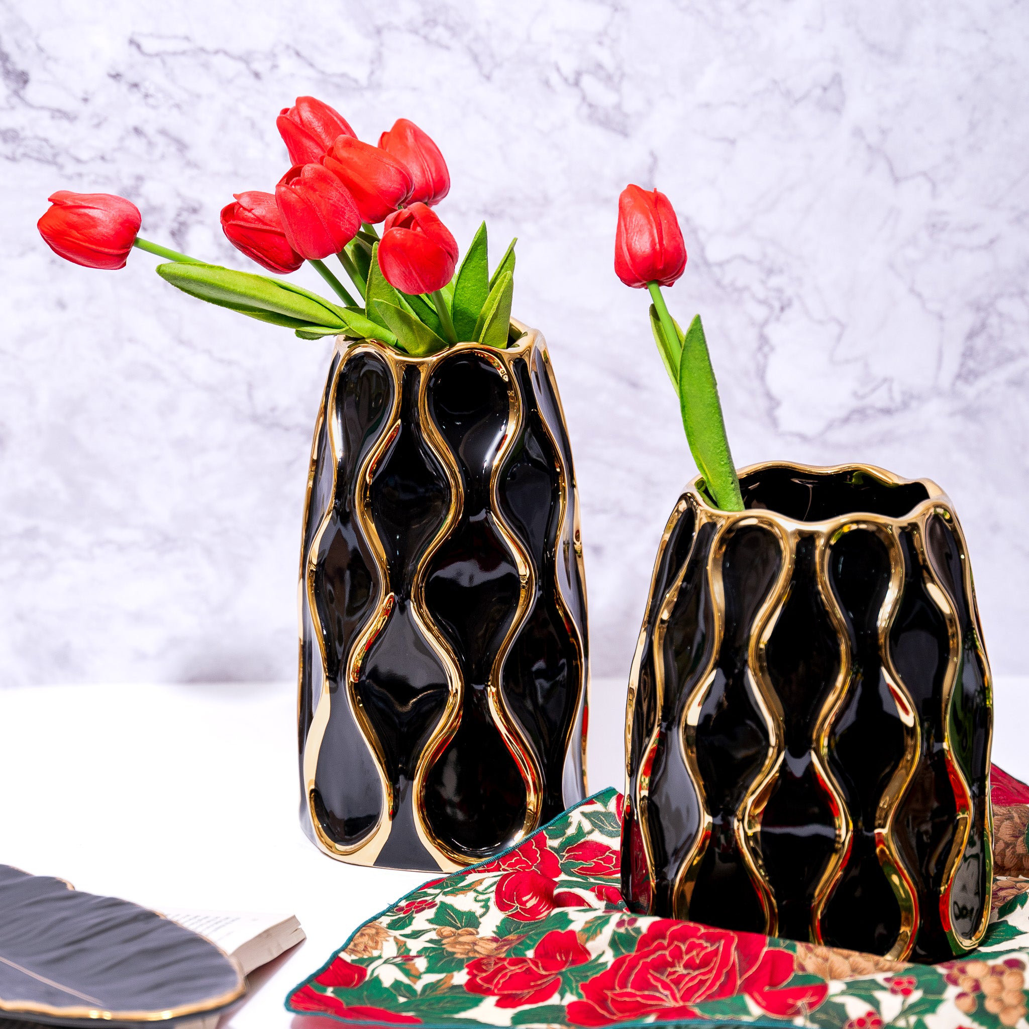 Mercer41 Materi Ceramic Table Vase | Wayfair