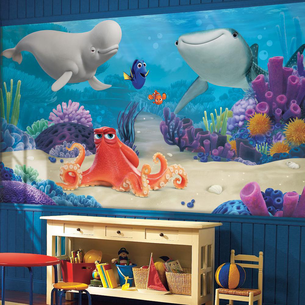 Room Mates Finding Dory 10.5' x 72" Wall Mural | Wayfair