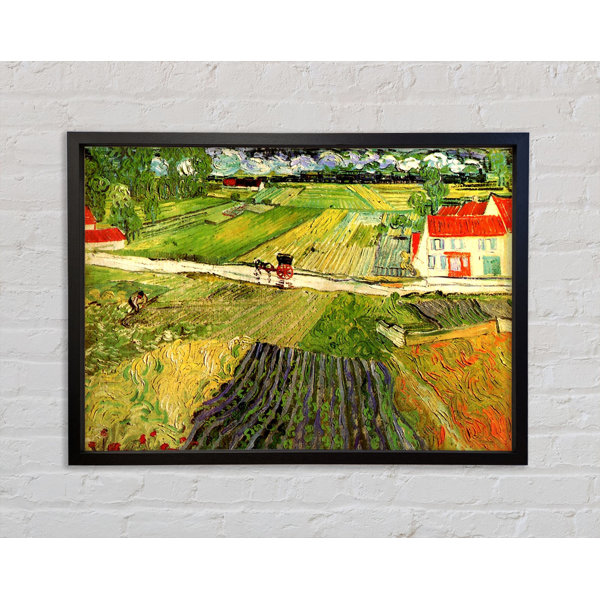 Bright Star Landscape With Carriage And Train In The Background by ...