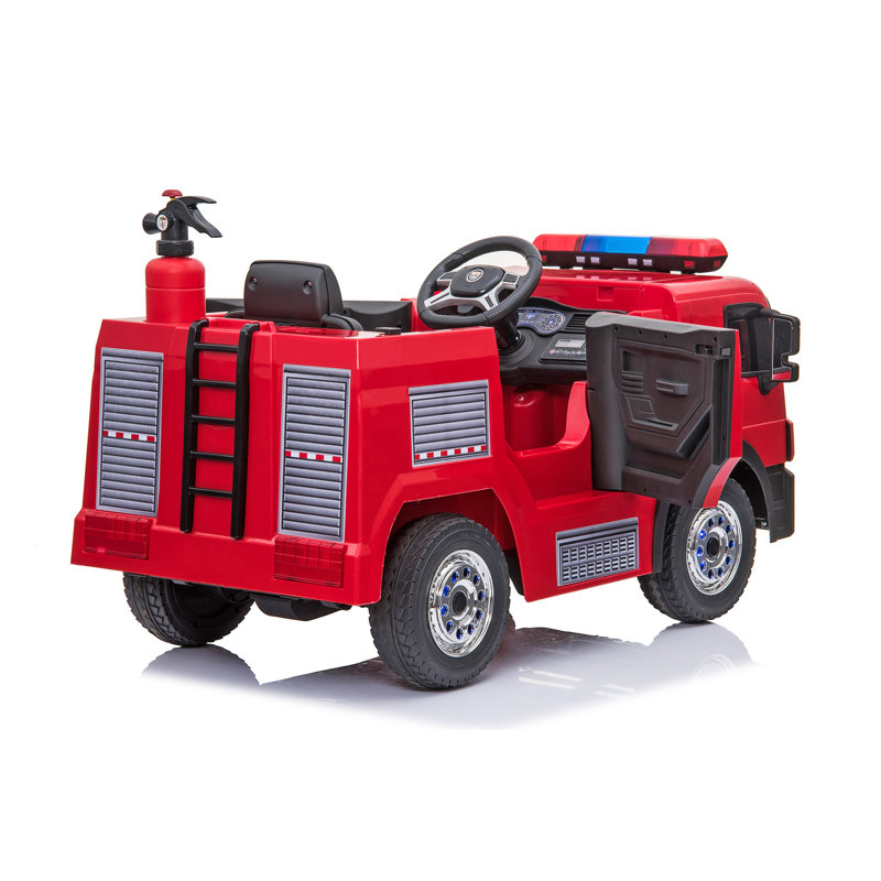 Blazin' Wheels 12 Volt Battery Operated Fire Truck & Reviews | Wayfair