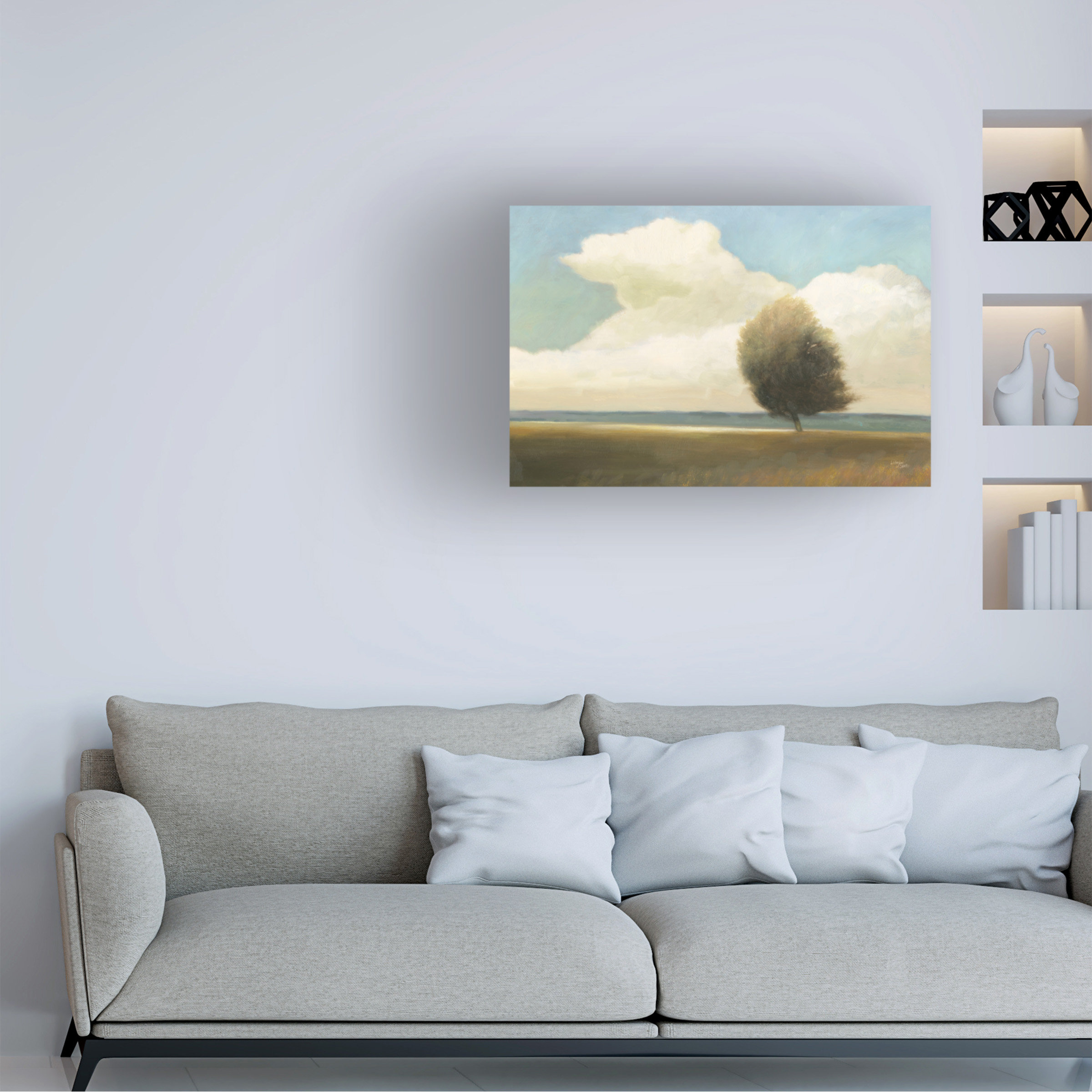 Trademark Fine Art Wellington Studio Windblown Tree Canvas Wall Art ...
