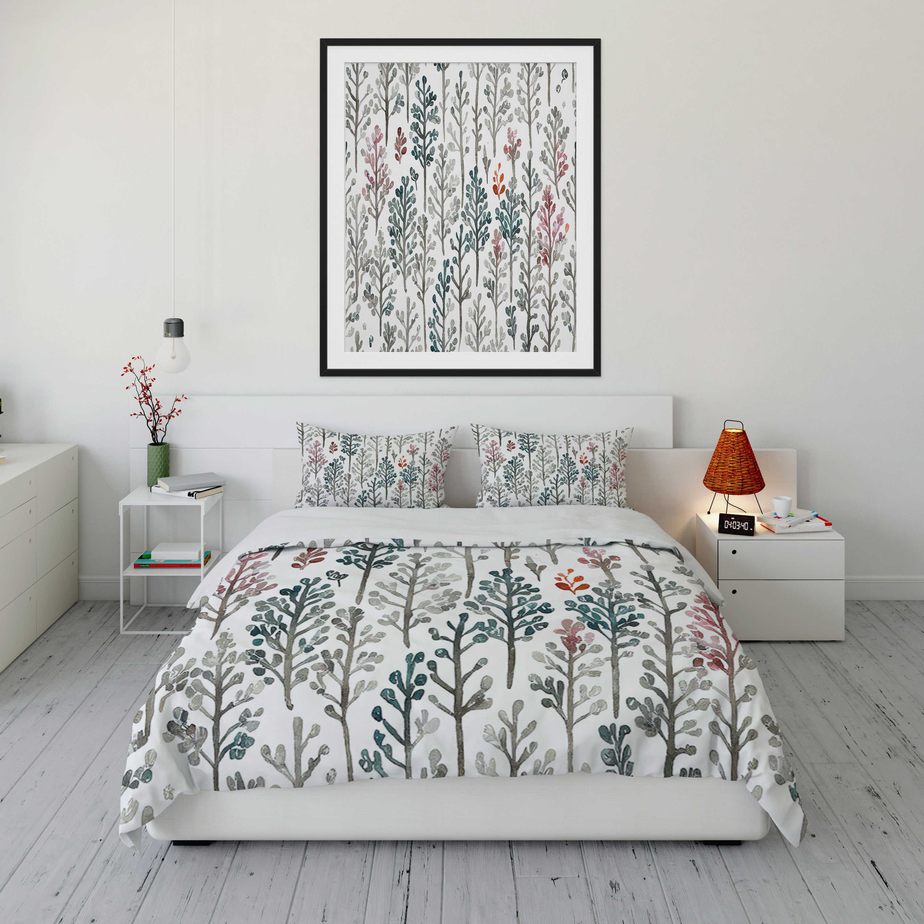 Madison Renee Green/Beige Microfiber 2 Piece Comforter Set | Wayfair