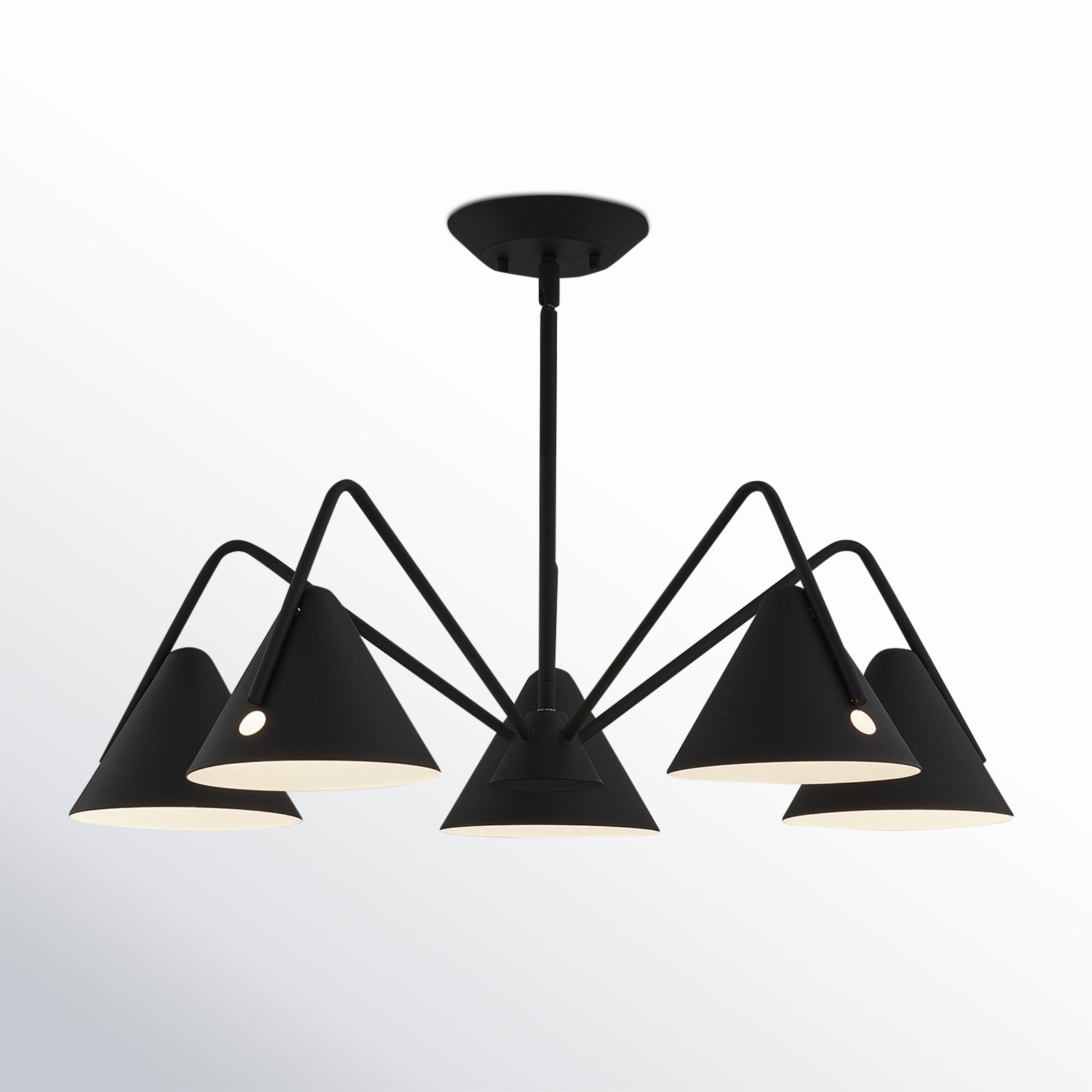 AllModern Dale 5 - Light Shaded Classic LED Chandelier | AllModern