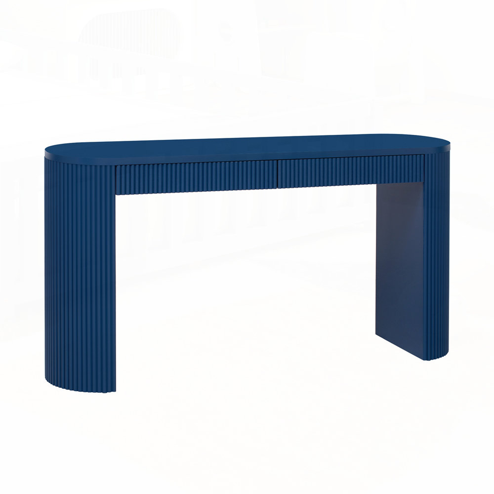 One Allium Way® Sophisticated Console Table with Pine Veneer and ...