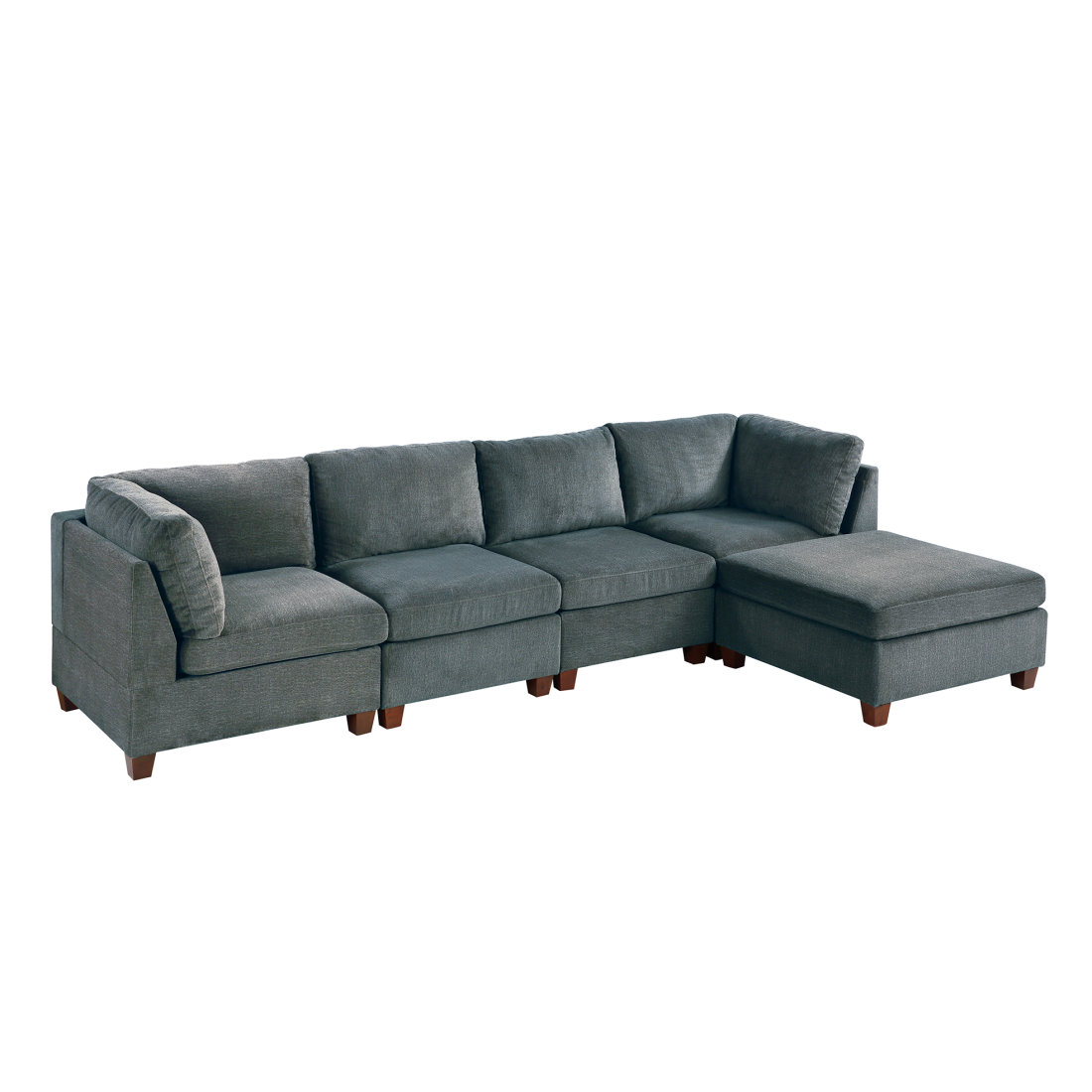 Ebern Designs Charnley Modern Sofa MODULA SET 5PC | Wayfair