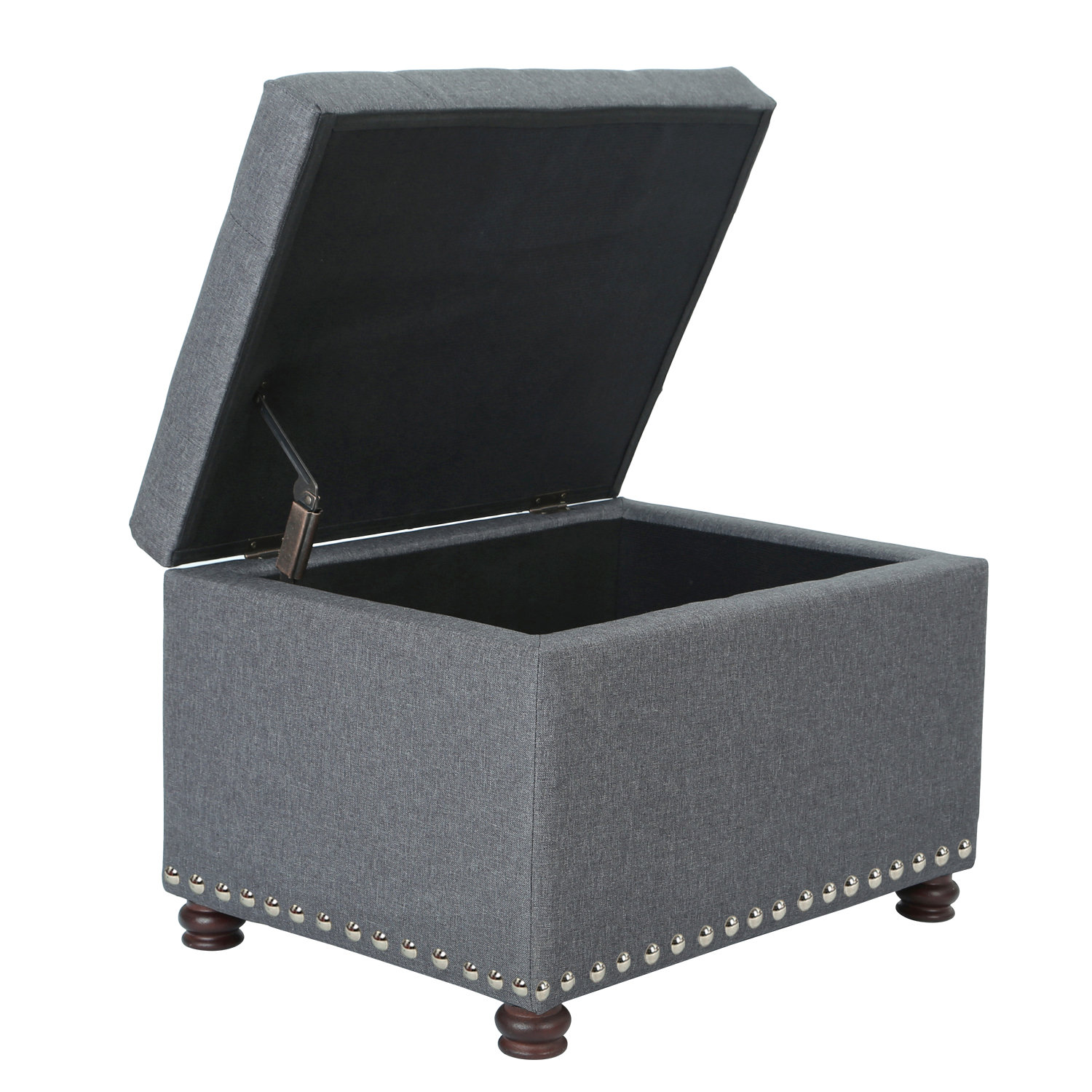 Charlton Home® Milana Classy Accent 24" Wide Tufted Rectangle Storage ...