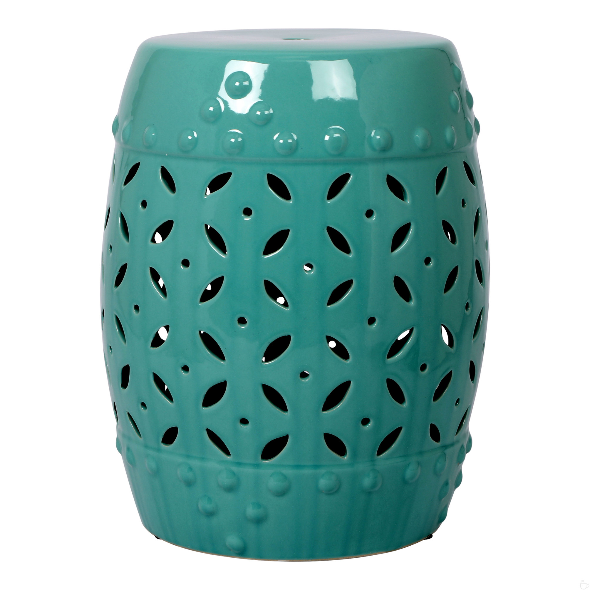Mercer41 Ceramic Drum Stool - Accent Garden Stool | Wayfair