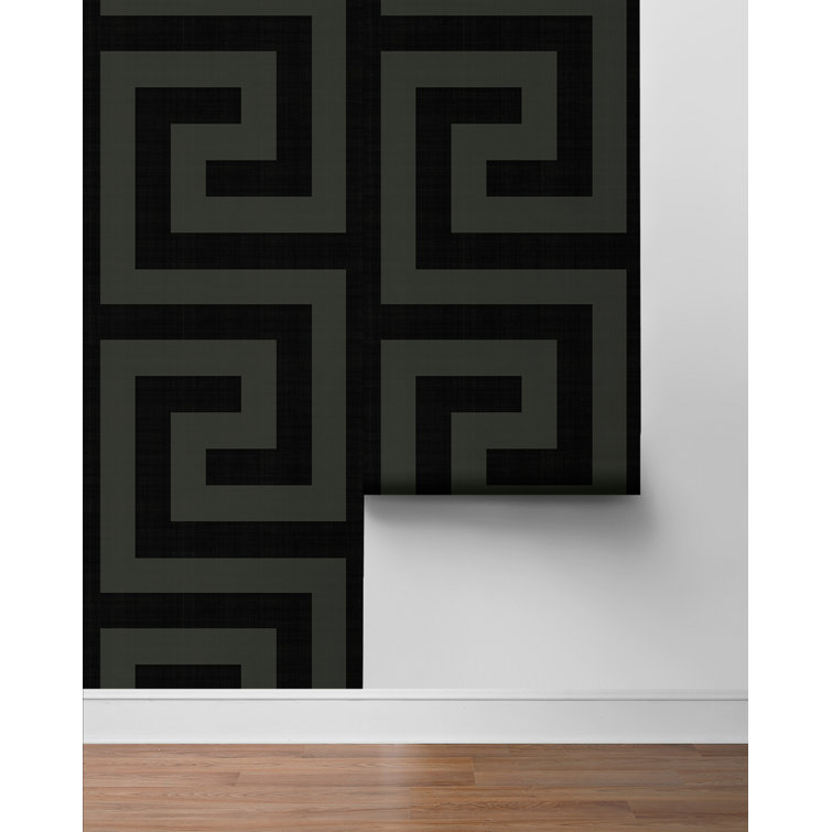 Brayden Studio® Cleason Peel & Stick Geometric Roll & Reviews | Wayfair