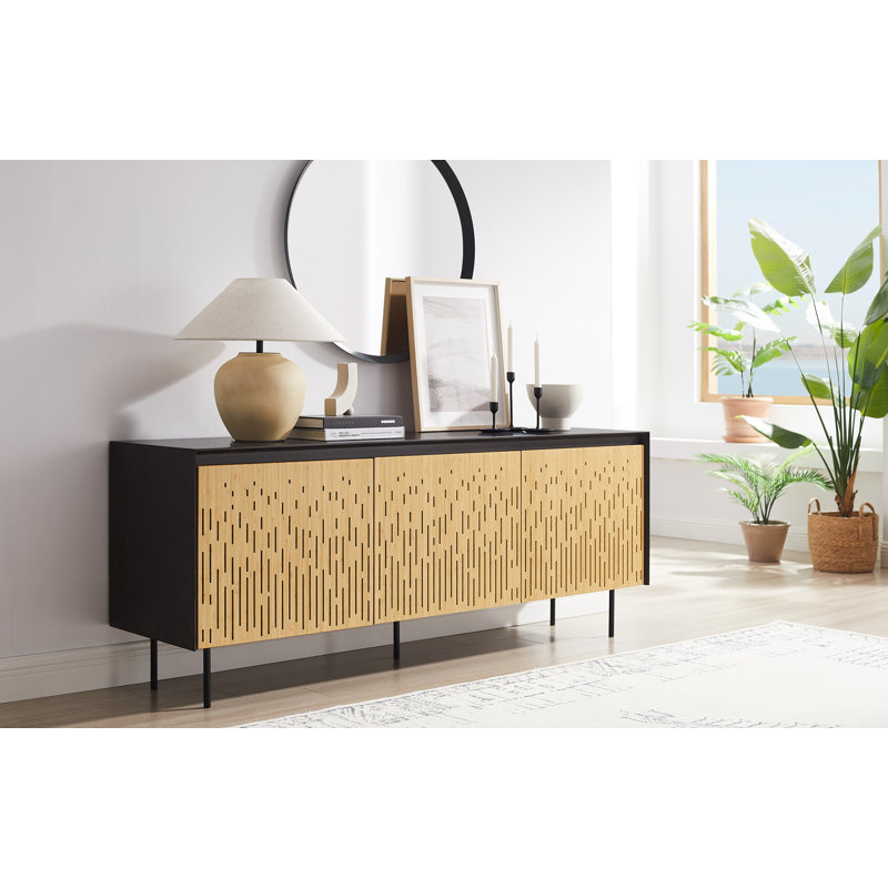 Latitude Run® 72" Wide Bambo Solid Wood Sideboard | Wayfair