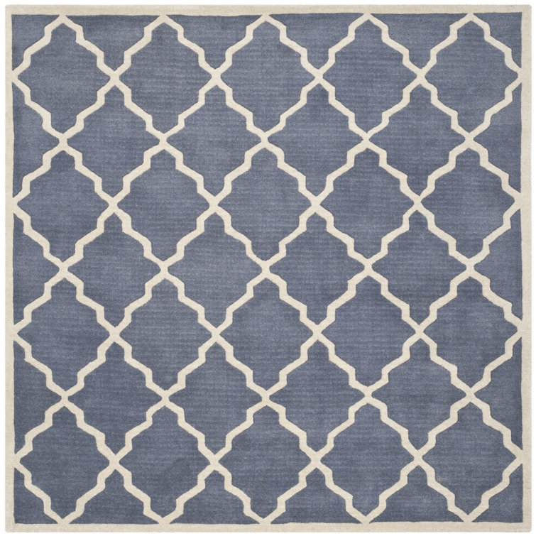 Winston Porter Carolene Hand Tufted Wool Geometric Rug | Wayfair