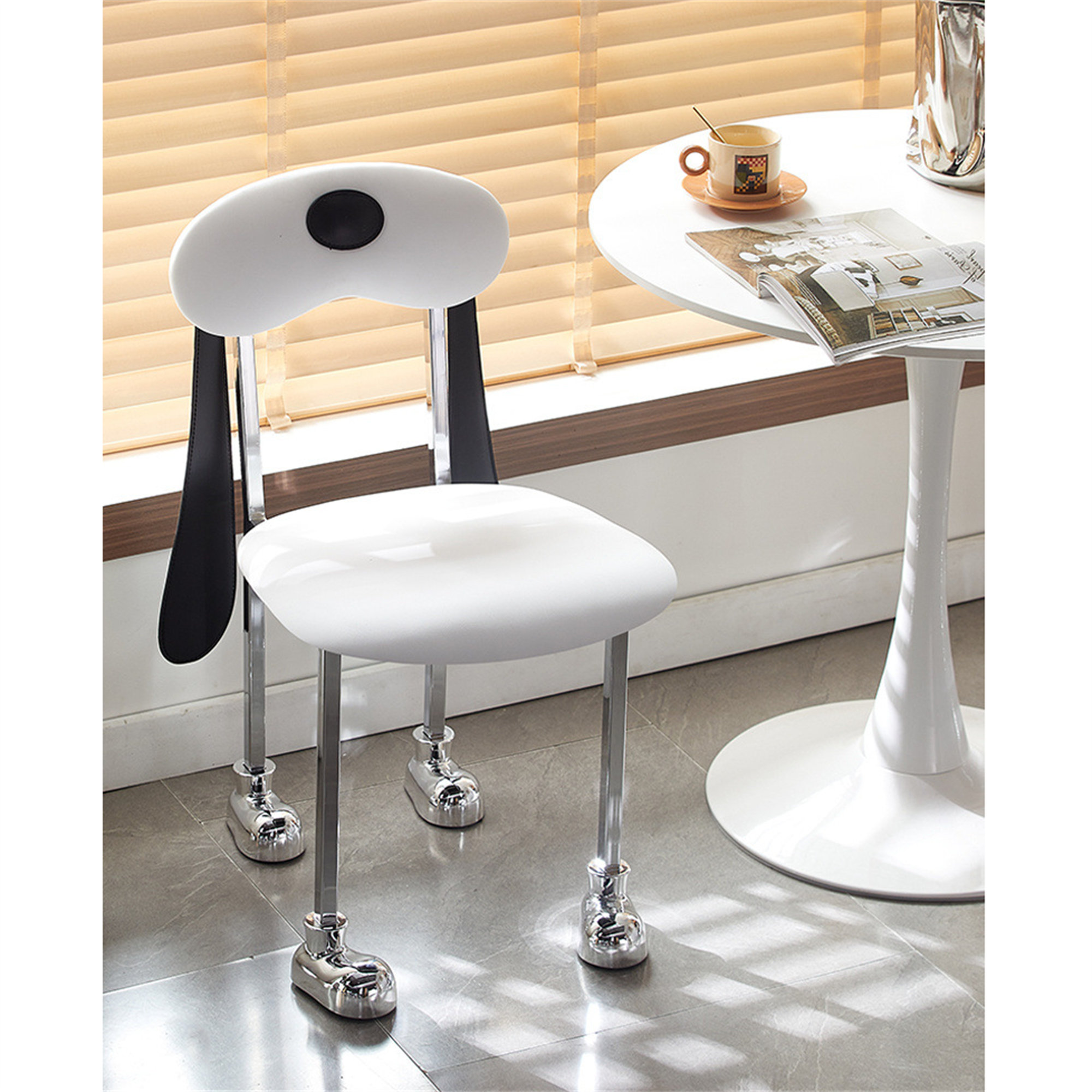 Trinx Creative And Personalized Makeup Chair, Cartoon Dog Shaped Chair ...