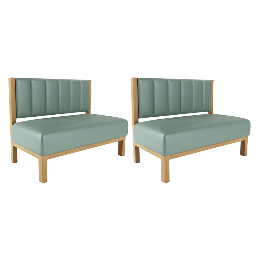 Visual card holder Modern leisure restaurant cafe upholstered bench ...