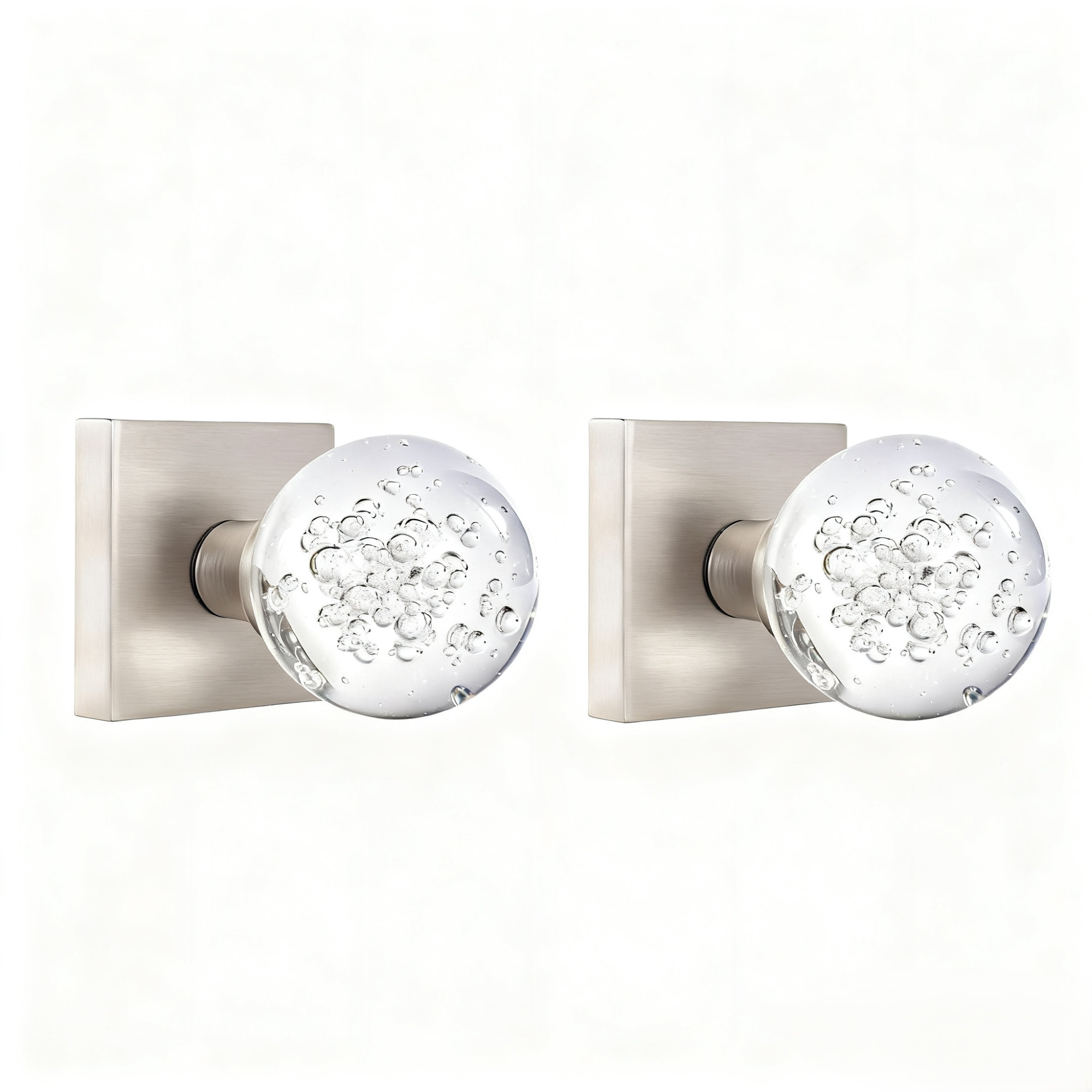 coolnews Modern Grace Series Crystal Dummy Door Knobs - Wayfair Canada