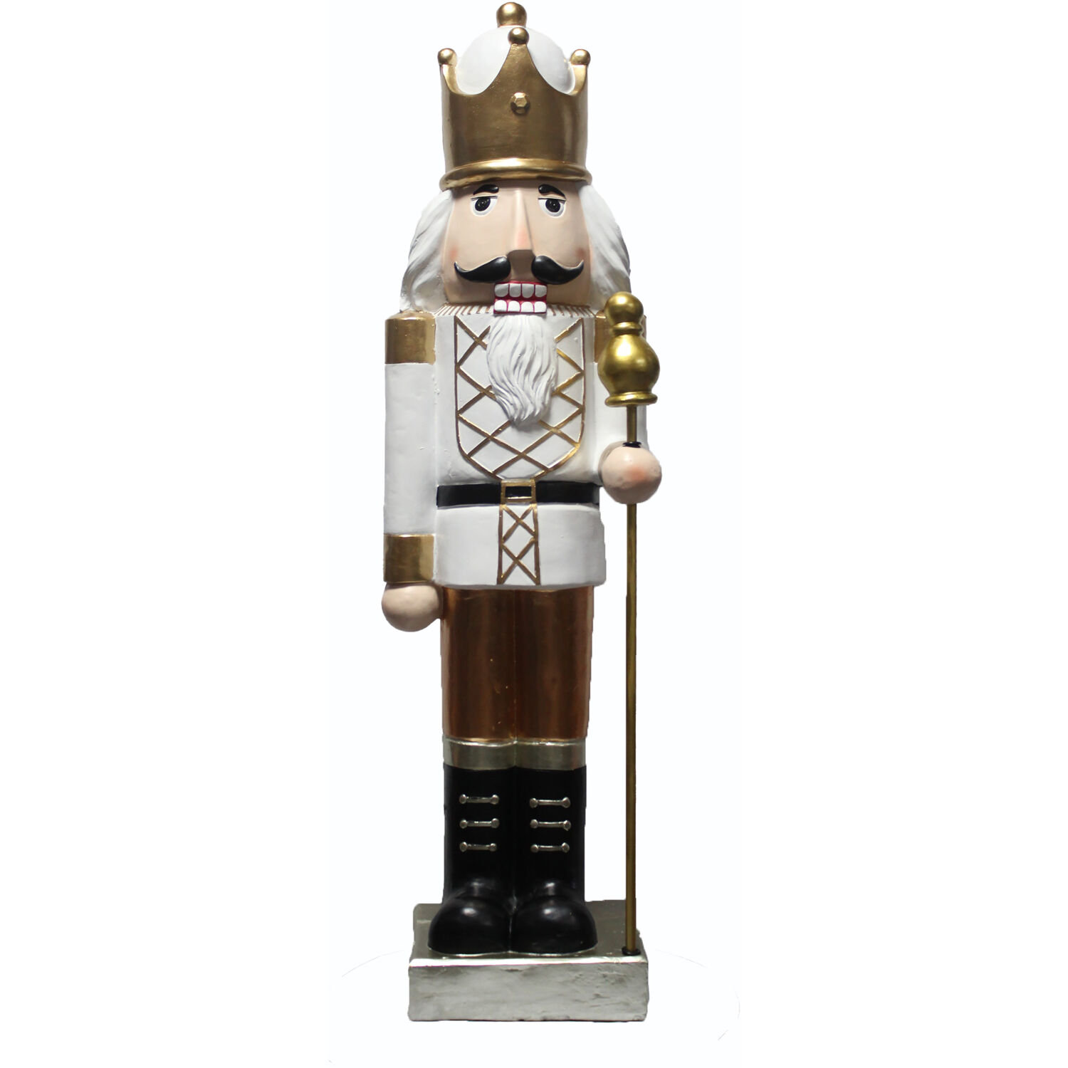Fraser Hill Farm African American Nutcracker Holding Staff Figurine ...
