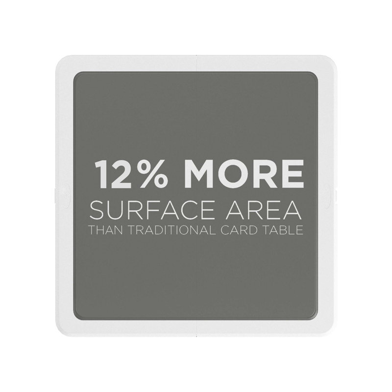 COSCO XL 36" Indoor/Outdoor Fold-in-Half Card Table w/ Handle | Wayfair