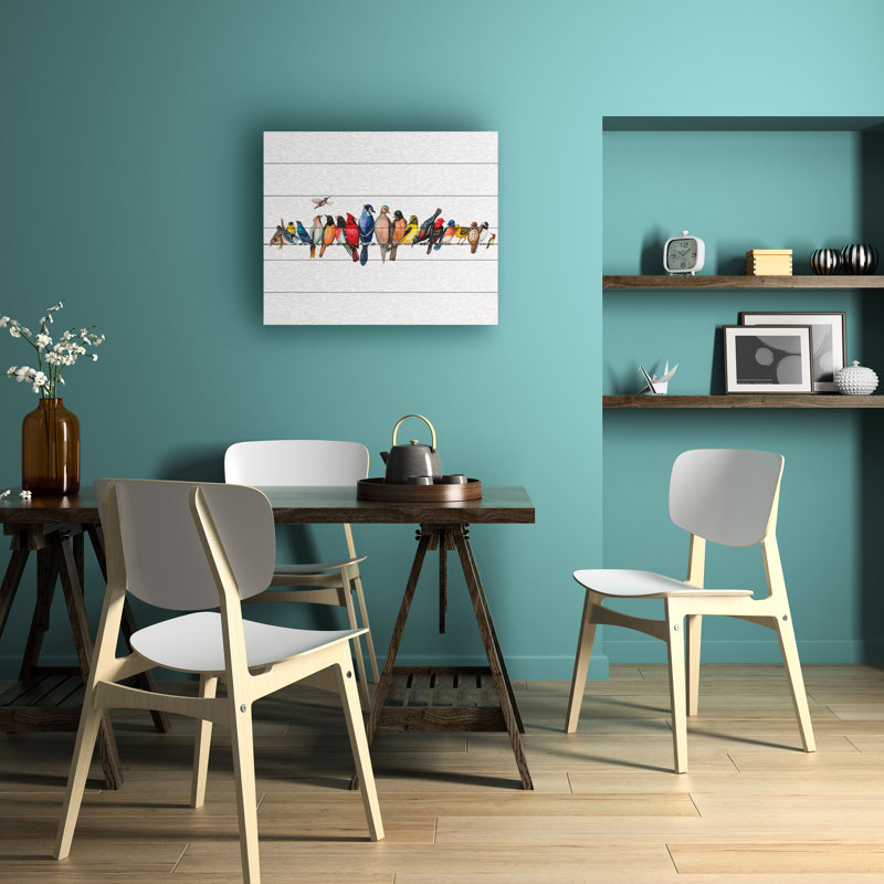 Charlton Home® Large Bird Menagerie II by Wendy Russell Print & Reviews ...