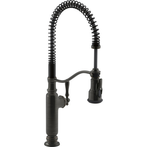Kohler Tournant® Single Handle Semi-Professional Pre-Rinse Kitchen ...