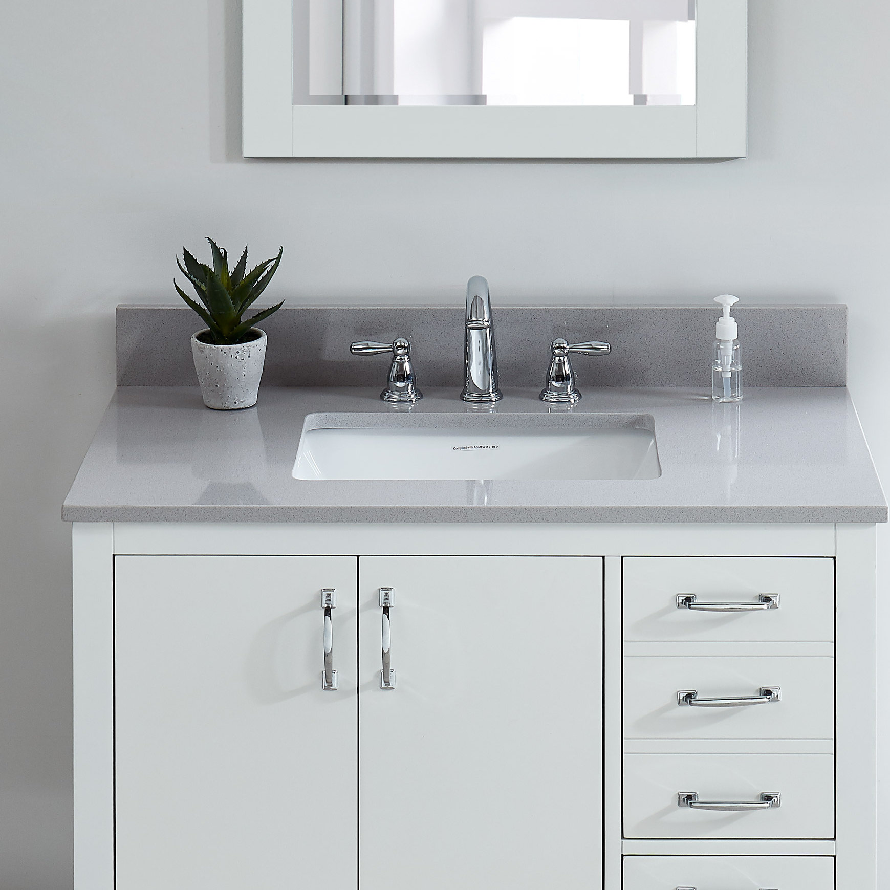 Tile & Top 37'' Single Bathroom Vanity Top with Sink & Reviews | Wayfair