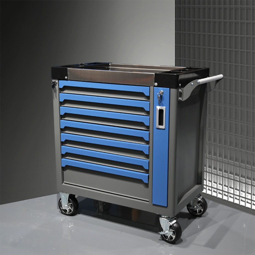 Inbox Zero Mitra 30.7'' W Steel Bottom Rollaway Chest with Wheels | Wayfair