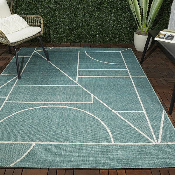George Oliver Goree Geometric Rug - Wayfair Canada