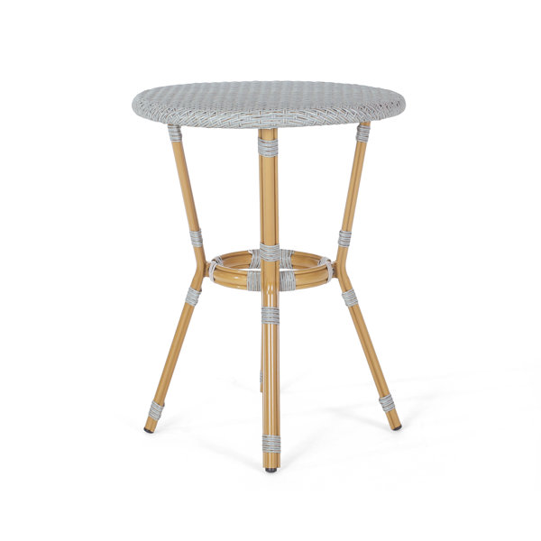 Longshore Tides Wicker Bistro Table & Reviews | Wayfair