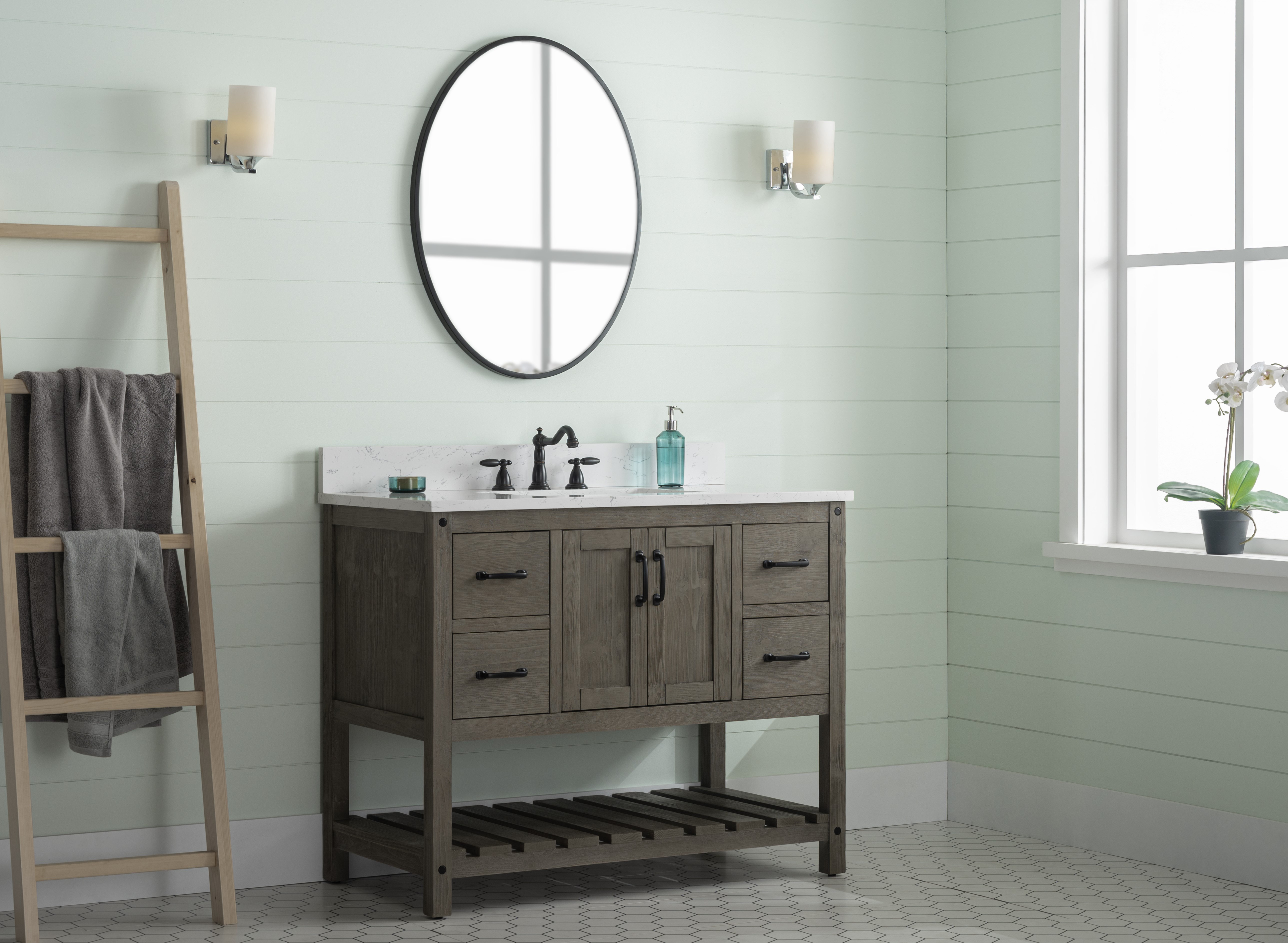 The Twillery Co.® Radstock 42" Single Bathroom Vanity Set & Reviews ...