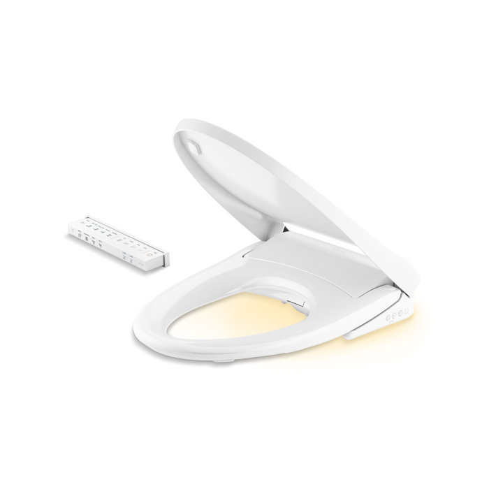 Kohler Purewash E930 Elongated Bidet Toilet Seat With Remote Control ...