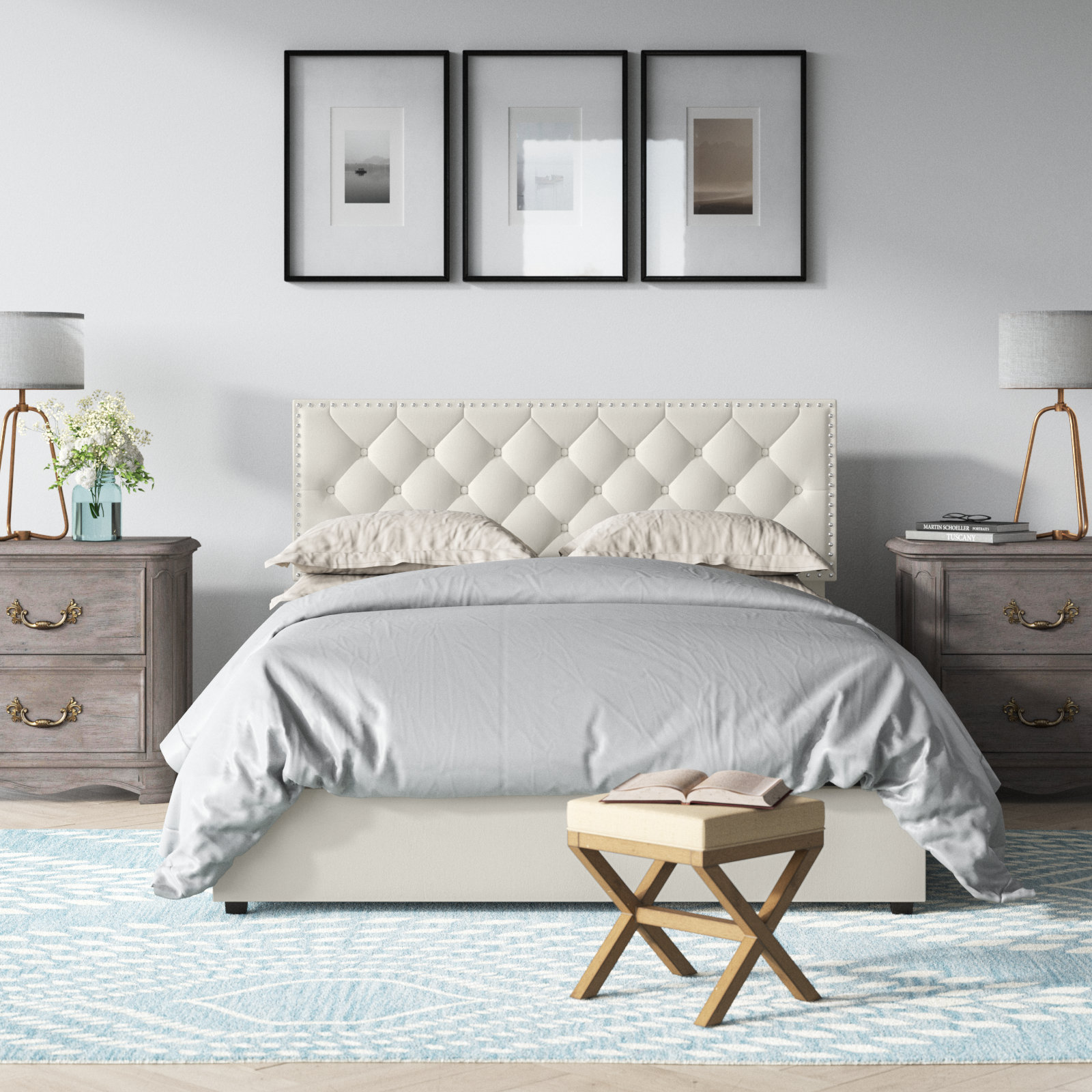 Lark Manor™ Abdurahim Velvet Upholstered Storage Bed with 4 Drawers ...