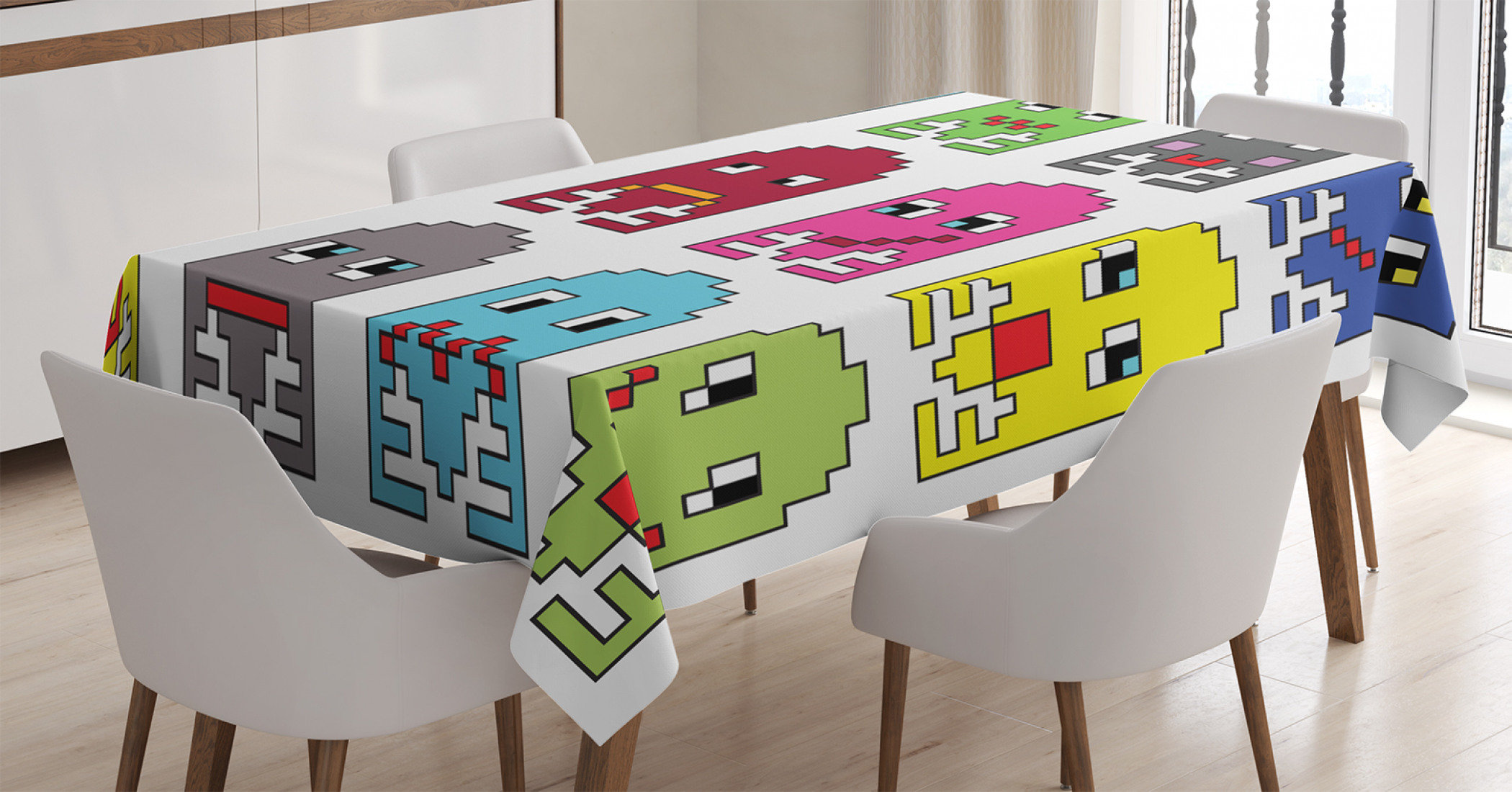 East Urban Home 90'S Vintage Video Games Style Cartoon Showing Vary ...