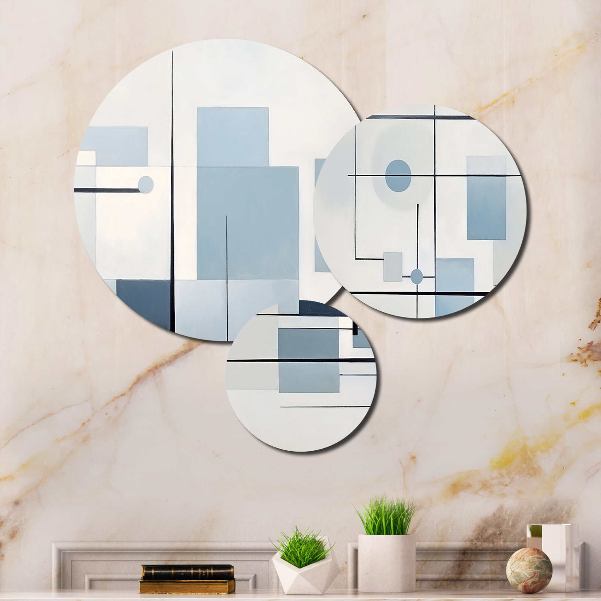 Ivy Bronx Abstract Wall Decor on Metal | Wayfair